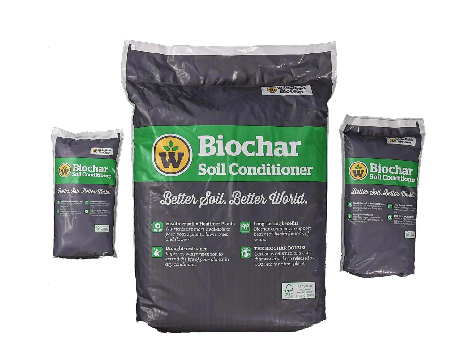 Buy Biochar In Bulk - 2 cubic yard Bag of Wakefield Biochar